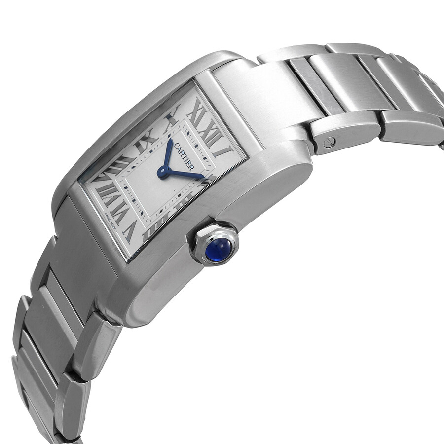 Cartier Tank Française Automatic Silver Dial Ladies Watch WSTA0074 ...