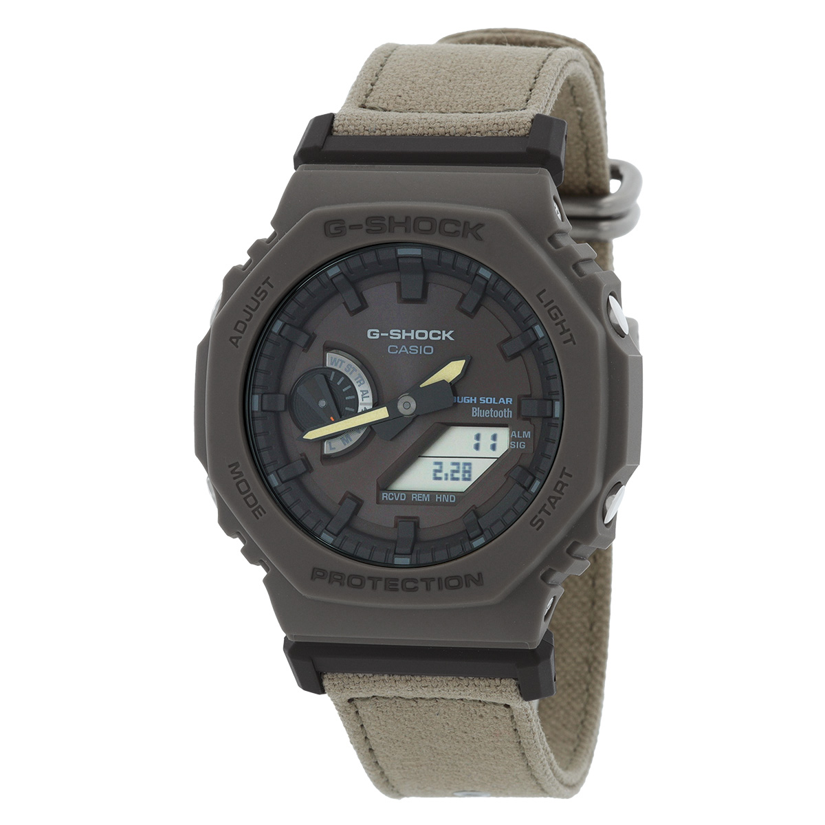Casio 2100 Series Alarm Quartz Analog-Digital Men's Watch GAB2100CT-5A ...