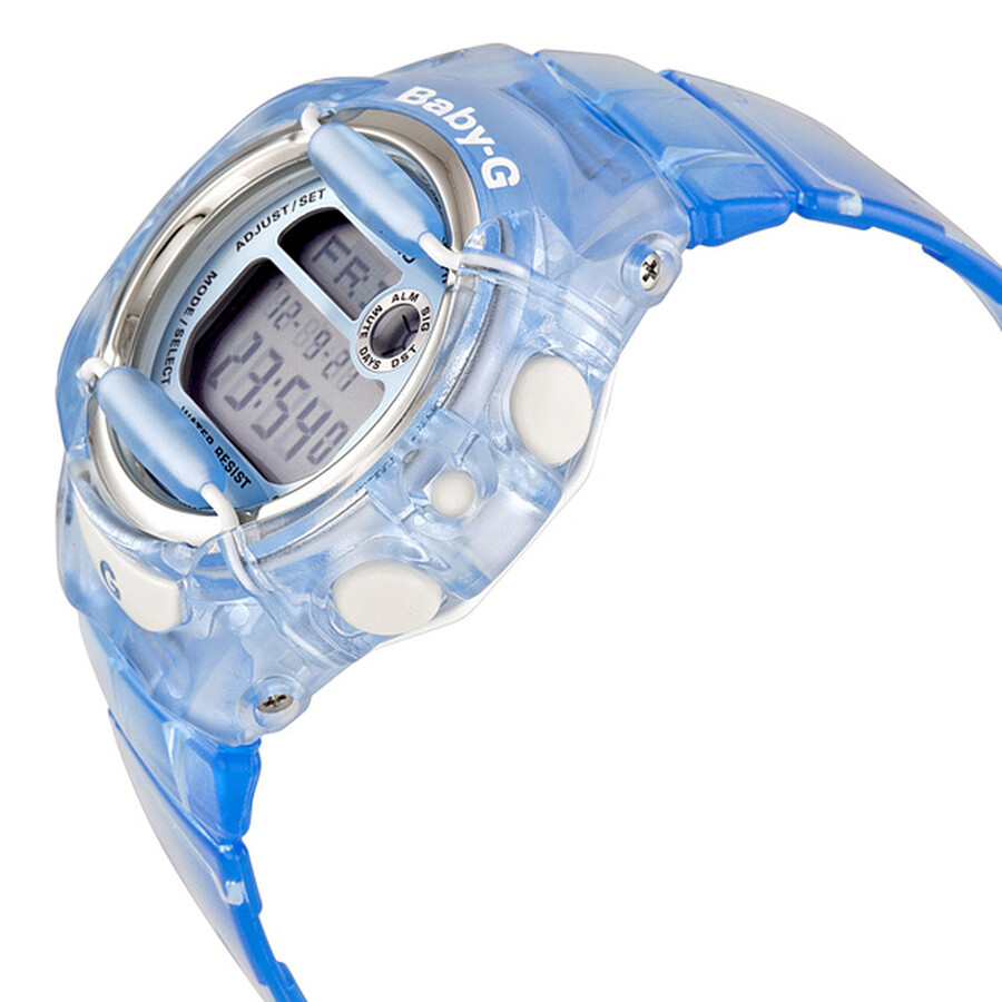Casio Baby-G Blue Resin Digital Ladies Watch BG169R-2CU - Watches, Baby ...