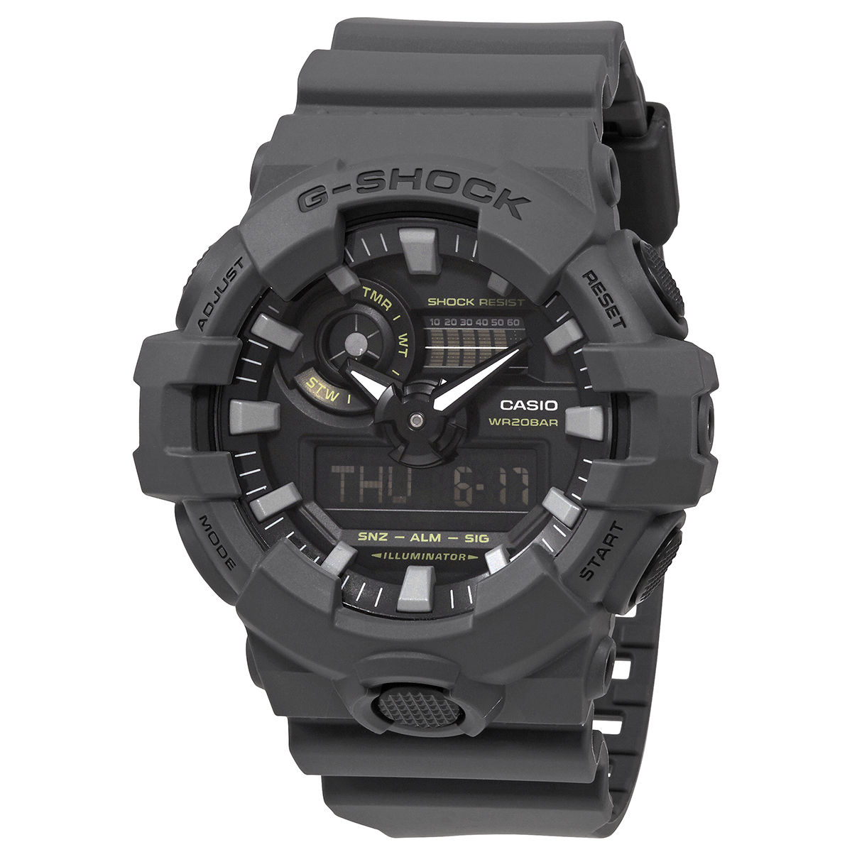Casio G-Shock Alarm World Time Chronograph Quartz Analog-Digital Men's ...