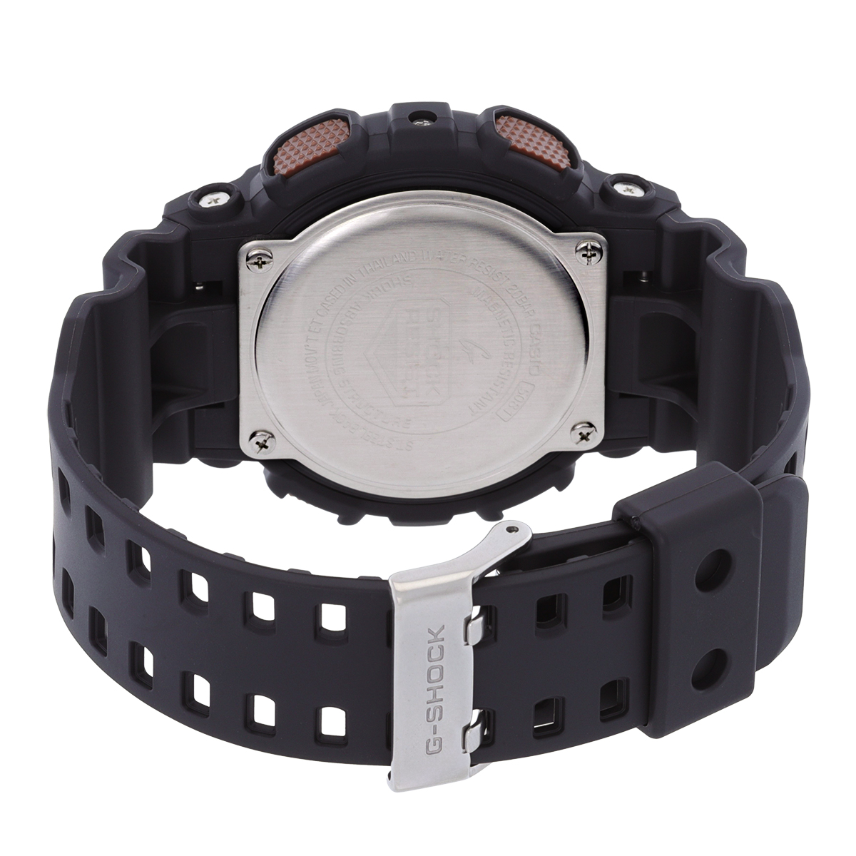 Casio G-Shock Alarm World Time Quartz Analog-Digital Black Dial Men's ...