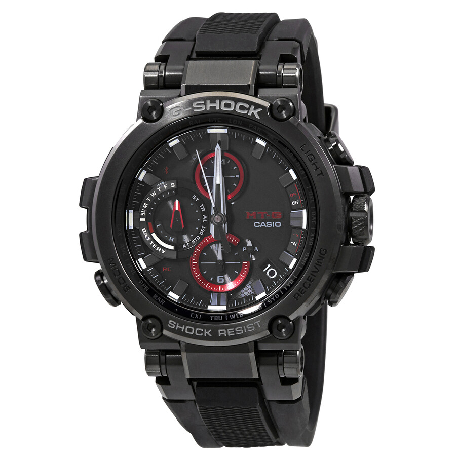 Casio G-Shock Alarm World Time Quartz Black Dial Men's Watch MTGB1000B ...