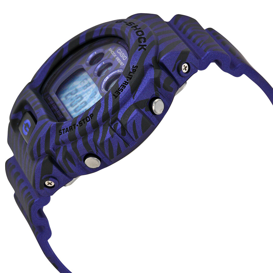 Casio G-Shock Classic Blue Zebra Striped Men's Watch DW6900ZB-2CR ...