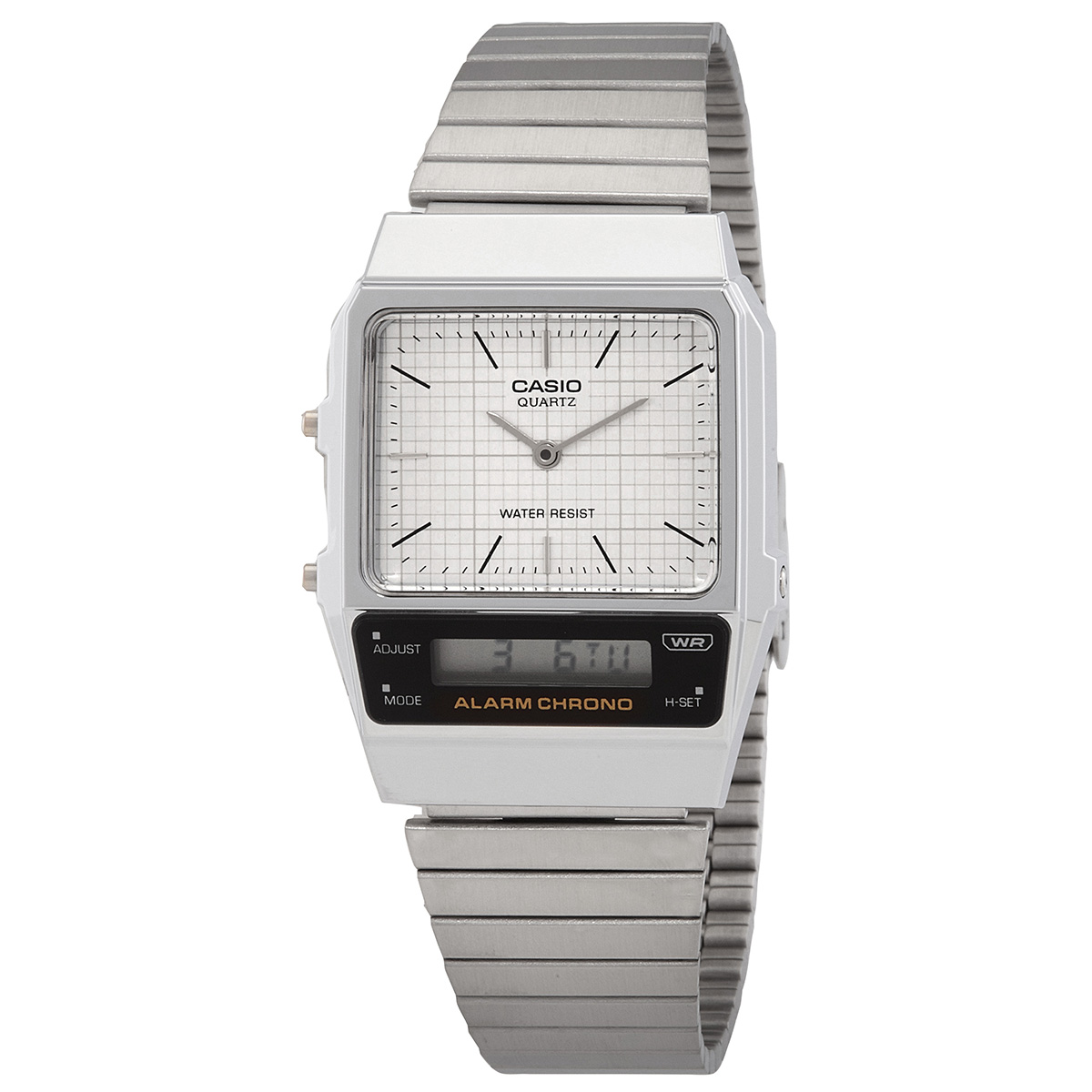 Casio Vintage Alarm Quartz Digital White Dial Unisex Watch AQ-800E-7A ...