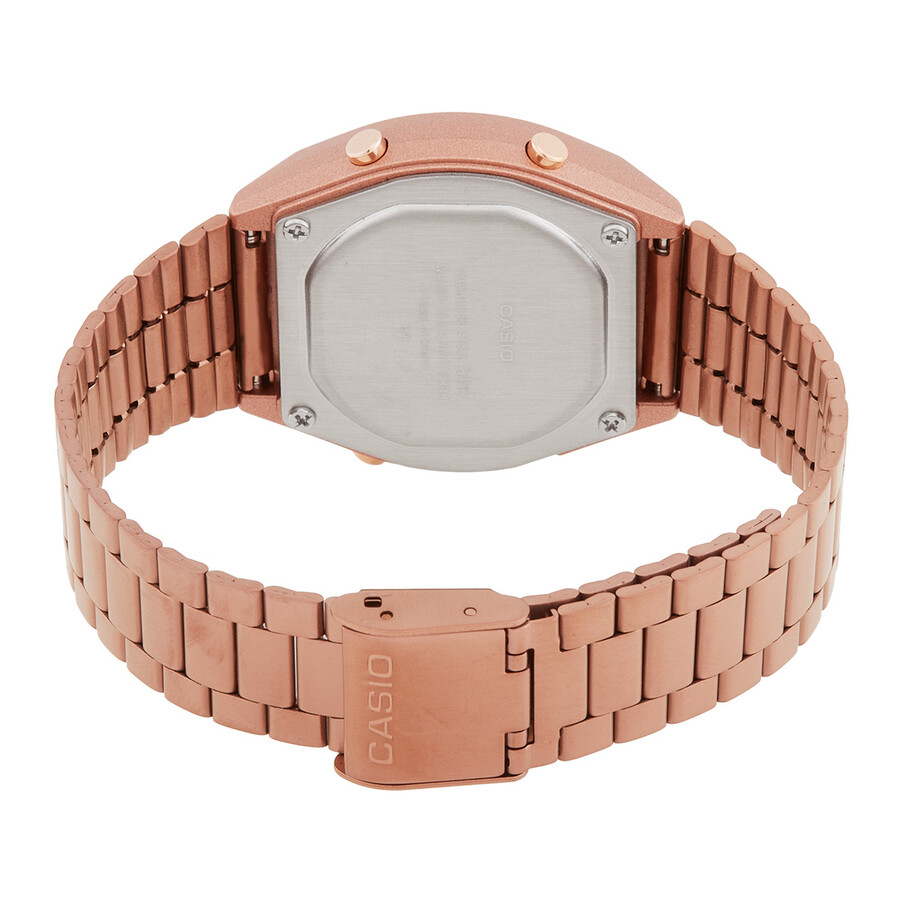 Casio Vintage Quartz Rose Gold Dial Unisex Watch B640WC-5AVT ...