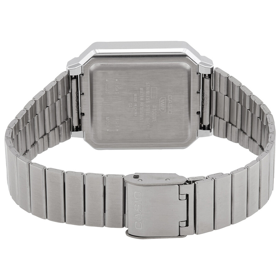 Casio Vintage Retro Alarm Quartz Digital Men's Watch A100WE-1A ...