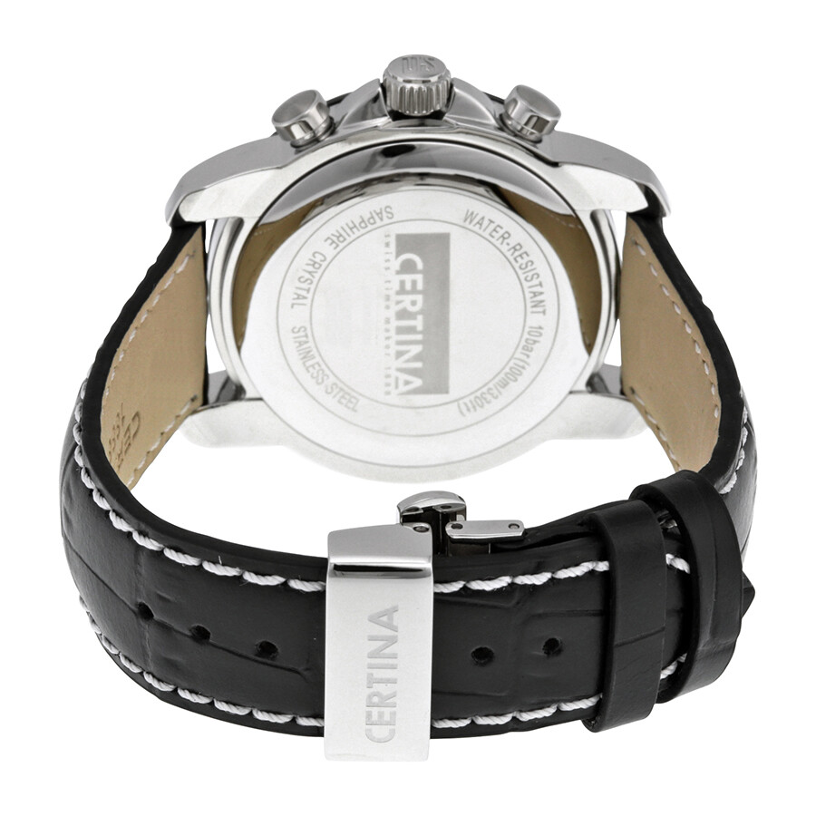 Certina DS Podium Chronograph Black Dial Men's Watch C0014171605701 C001.417.16.057.01 ...