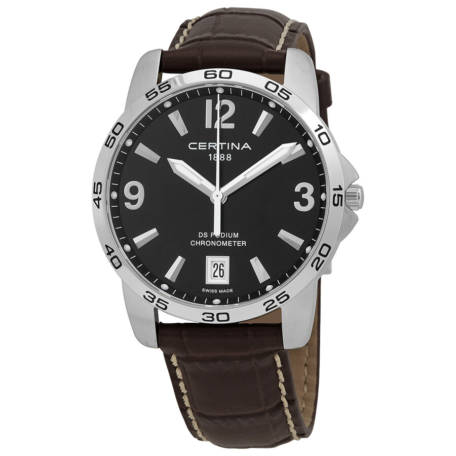 Certina DS Podium Quartz Black Dial Watch C034.451.16.057.00 ...