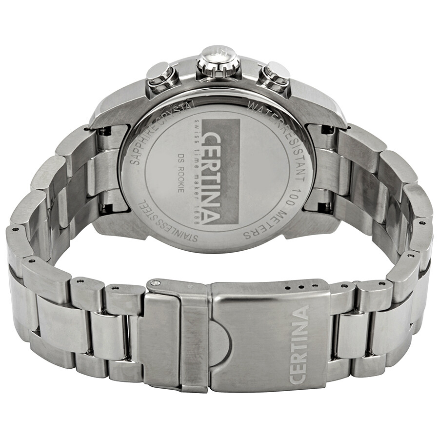 Certina DS Rookie Chronograph Black Dial Men's Watch C016.417.11.057.00 ...