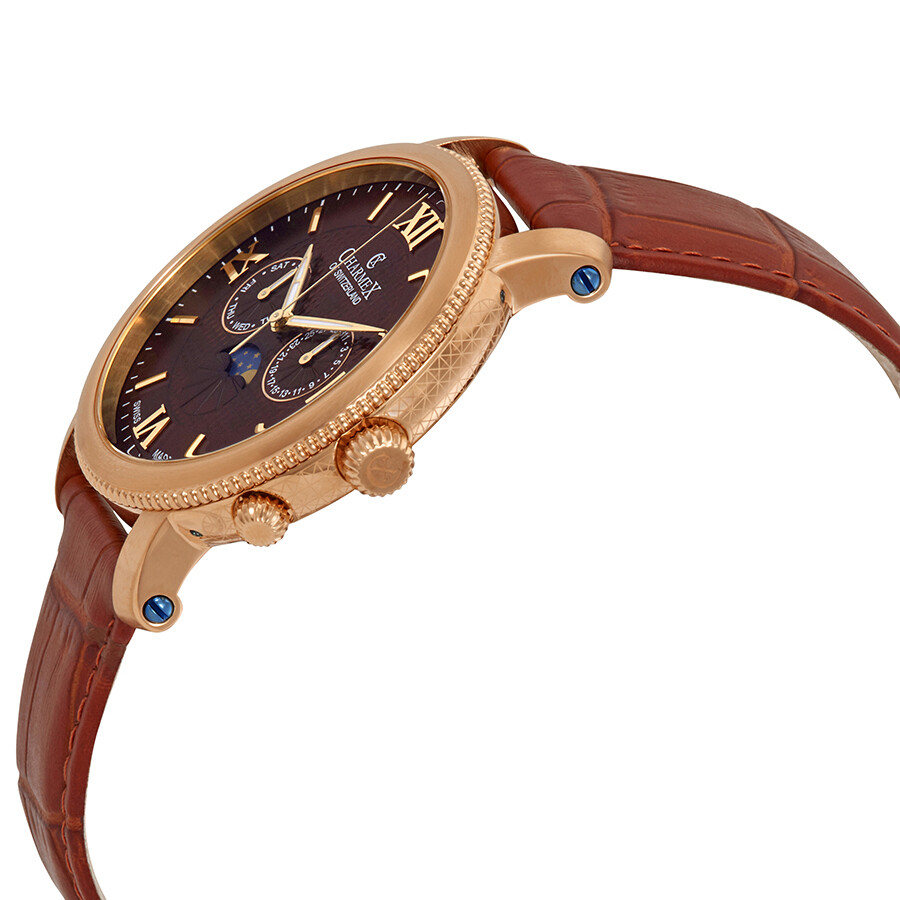 Charmex Salzburg Moonphase Tobacco Dial Men's Watch 2964 842047128039 ...