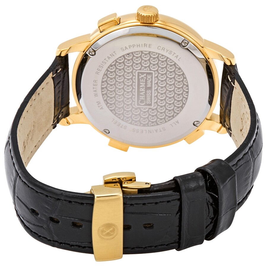 Charmex Wildenstein Silver Dial Complete Calendar Men's Watch 3075 ...