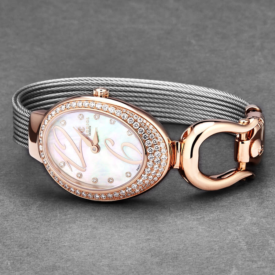 Charriol Marie-Olga Quartz Diamond Ladies Watch MOPD2.570.O01 - Watches ...