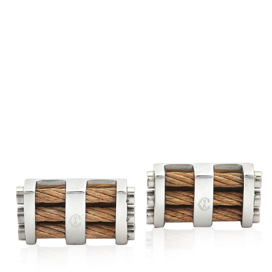 Charriol Men's Cable Bar Stainless Steel Cufflinks 01-02-1175-1 ...
