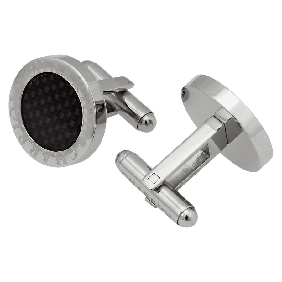 Charriol Men's Real Carbon Fiber Cufflinks 01-01-CL08 7630029600849 ...