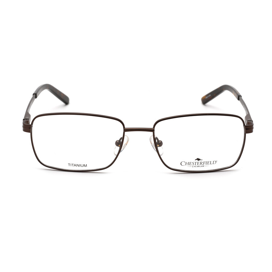 Chesterfield Men's Brown Rectangular Eyeglass Frames 887T04IN0055 ...