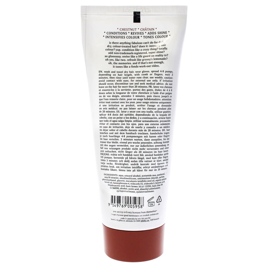 Evo Chestnut Colour Intensifying Conditioner by Evo for Women - 7.5 oz ...