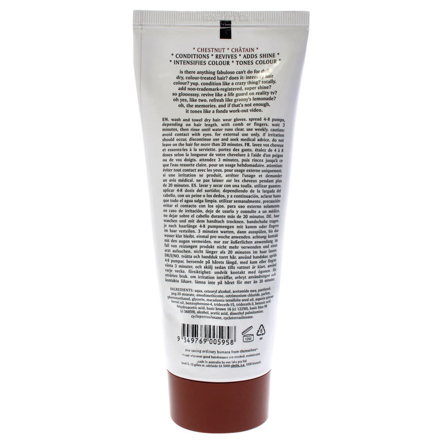 Evo Chestnut Colour Intensifying Conditioner by Evo for Women - 7.5 oz ...