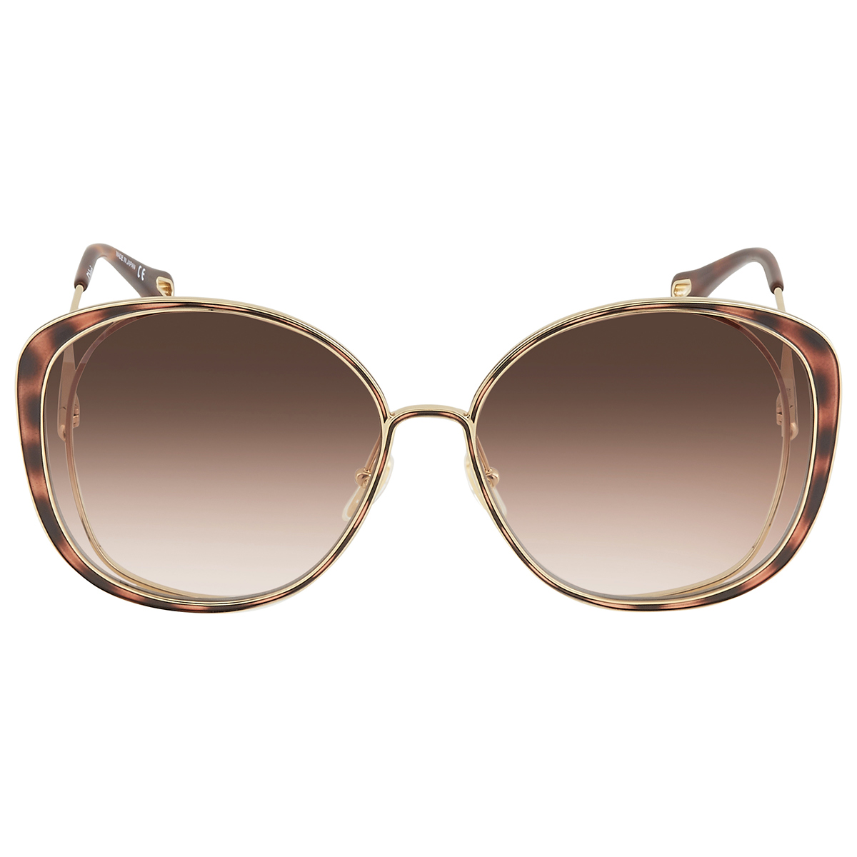 Chloe Brown Gradient Cat Eye Ladies Sunglasses CH0036S 002 63 ...