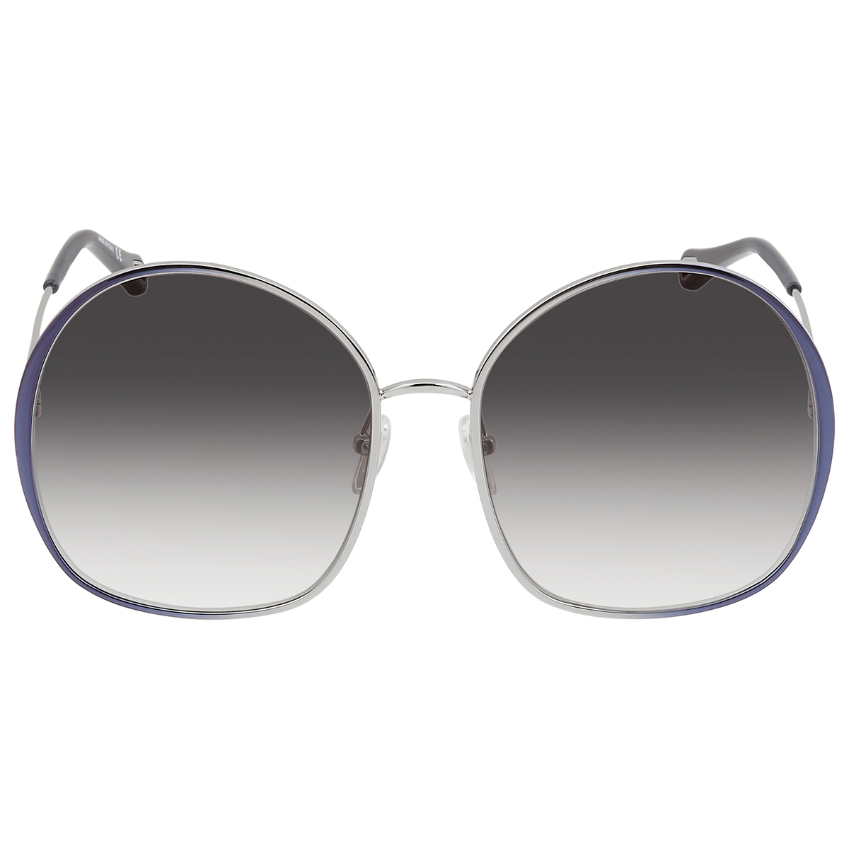 Chloe Grey Gradient Round Ladies Sunglasses CH0014S 001 62 889652315751 ...