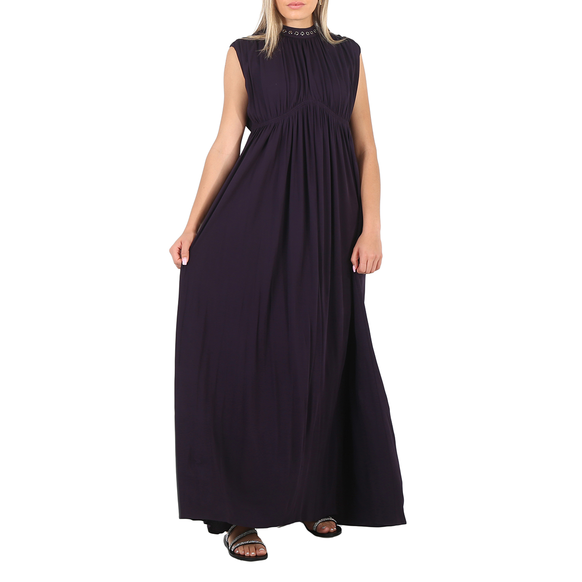 Chloe Ladies Eternity Black Long Column Dress, Brand Size 36 (US Size 4 ...