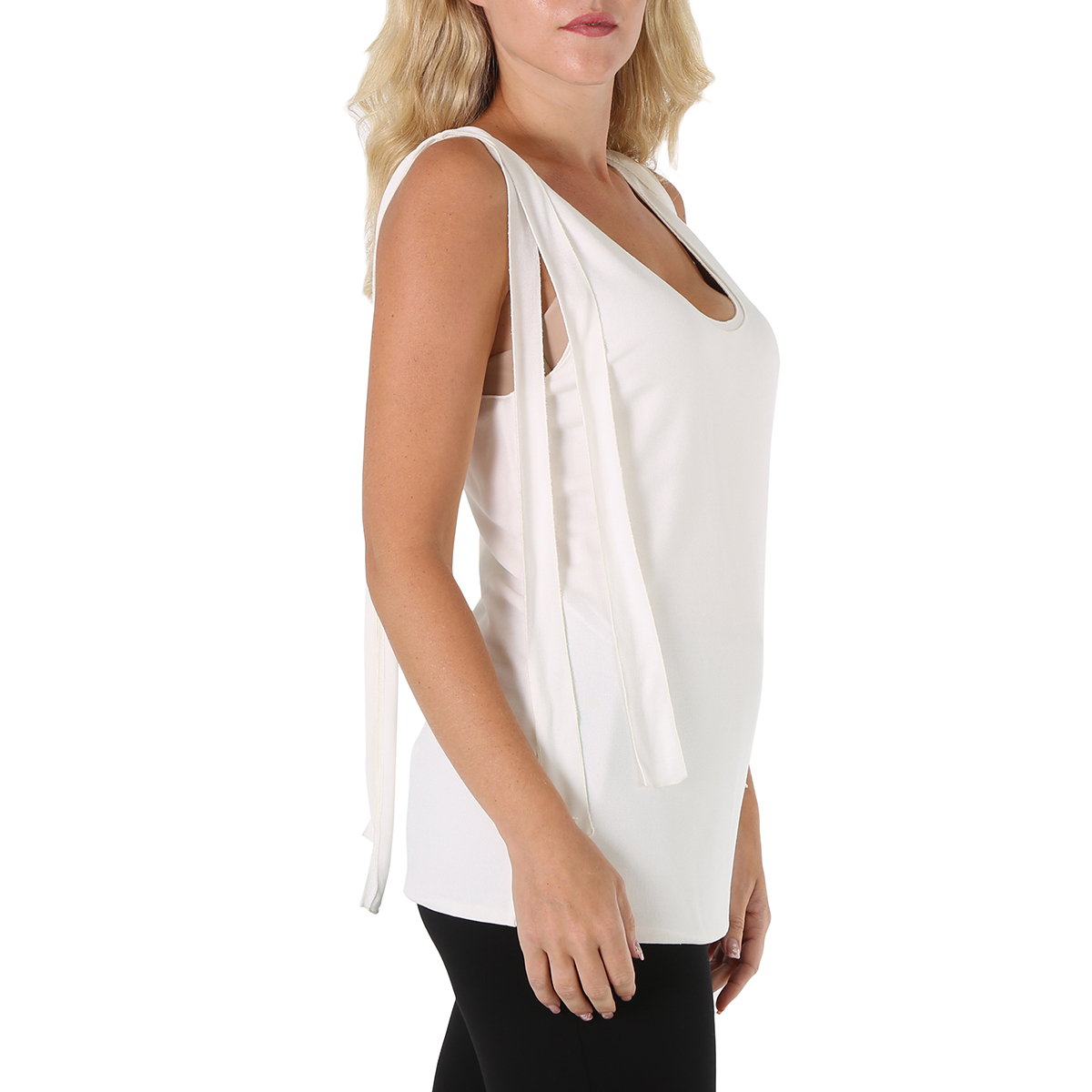 Chloe Ladies Iconic Milk Layered Tank Top, Brand Size 42 ( US Size 10 ...