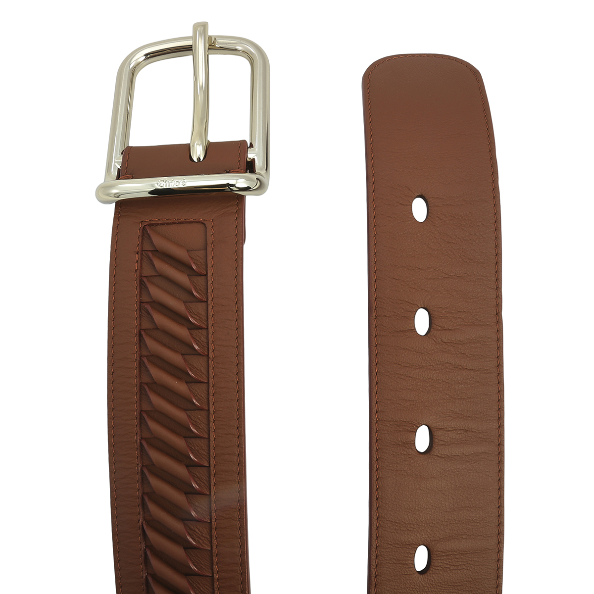 Chloe Ladies Sepia Brown Joe Belt, Size Small CHC22SC079AA627S ...
