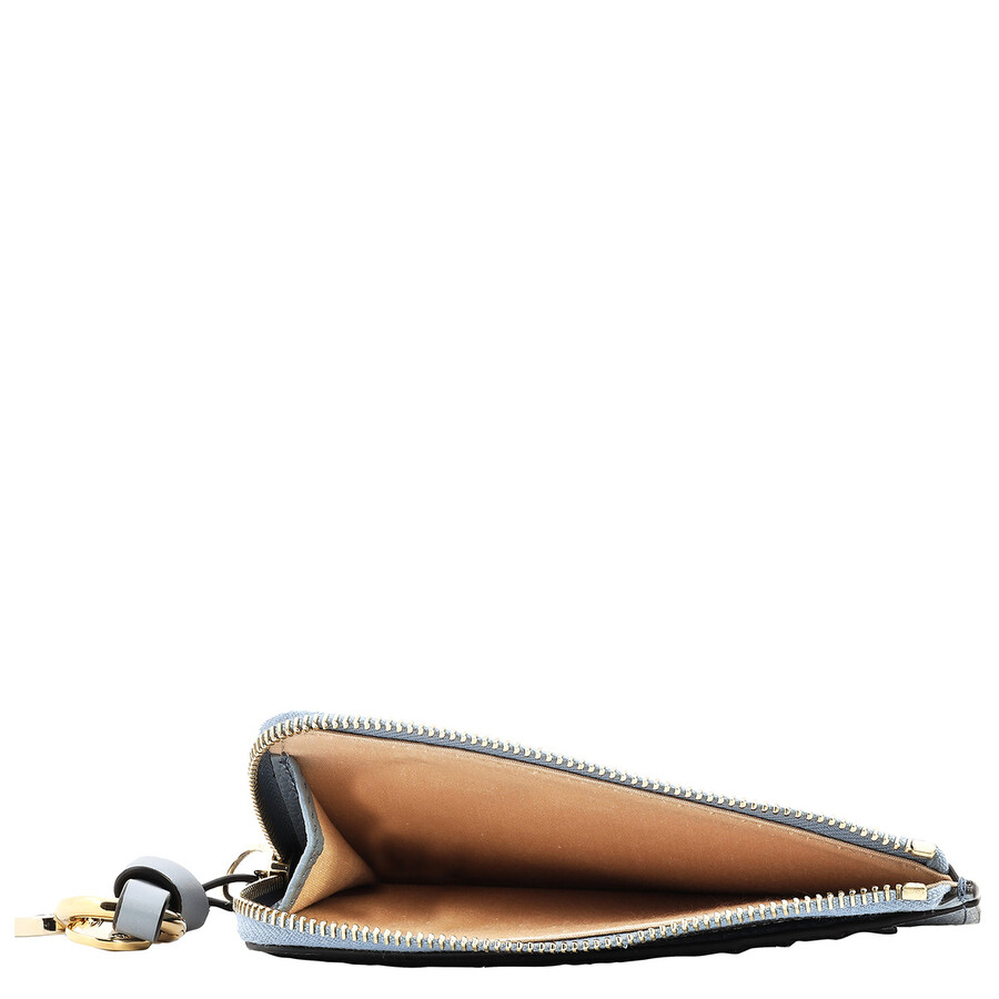 Chloe Storm Blue Ladies Alphabet Leather Card Case CHC21WP944F57 ...