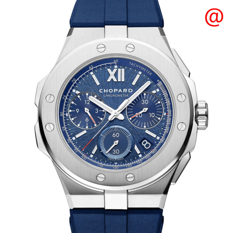 Chopard Alpine Eagle XL Chronograph Automatic Blue Dial Men's Watch ...