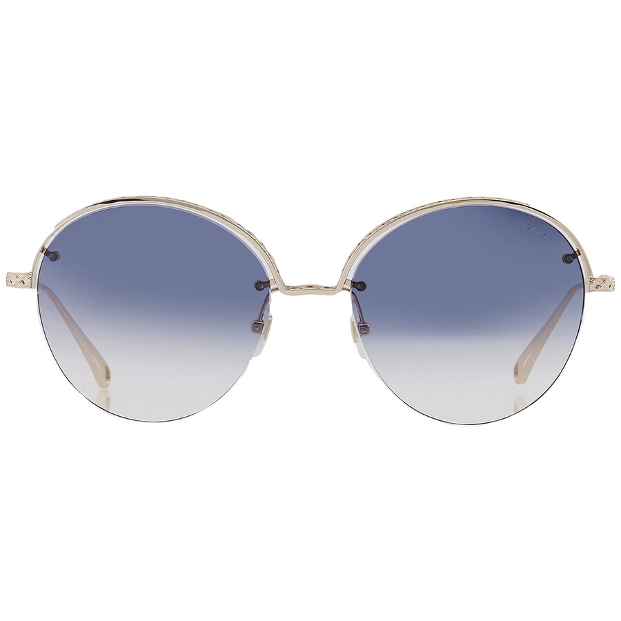 Chopard Blue Gradient Round Ladies Sunglasses SCHD46S 594B 57 ...