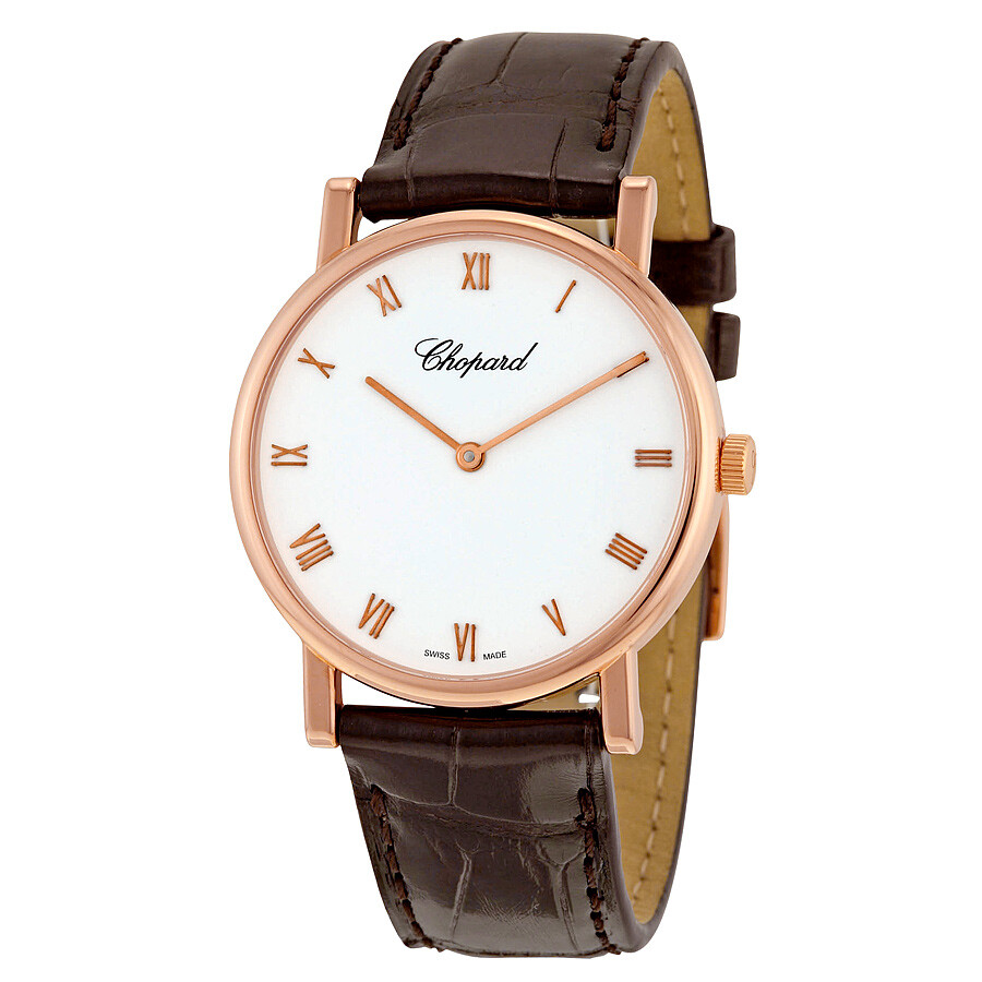 Chopard Classic White Dial Rose Gold Ladies Watch 163154-5001DBR ...