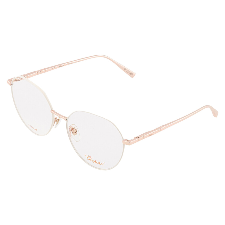 Chopard Demo Round Eyeglasses VCHF71M 08MZ 55 190605360767 - Eyeglasses - Jomashop