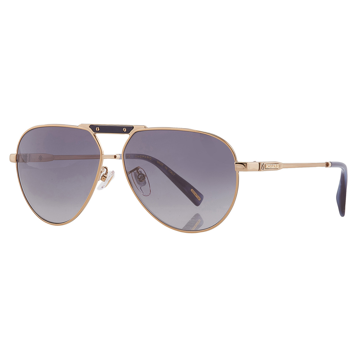 Chopard Grey Gradient Pilot Unisex Sunglasses SCHF80 08FF 60 ...