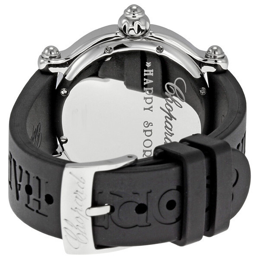 Chopard Happy Beach Diamond Fish Steel Black Unisex Watch 28/8347-8 ...