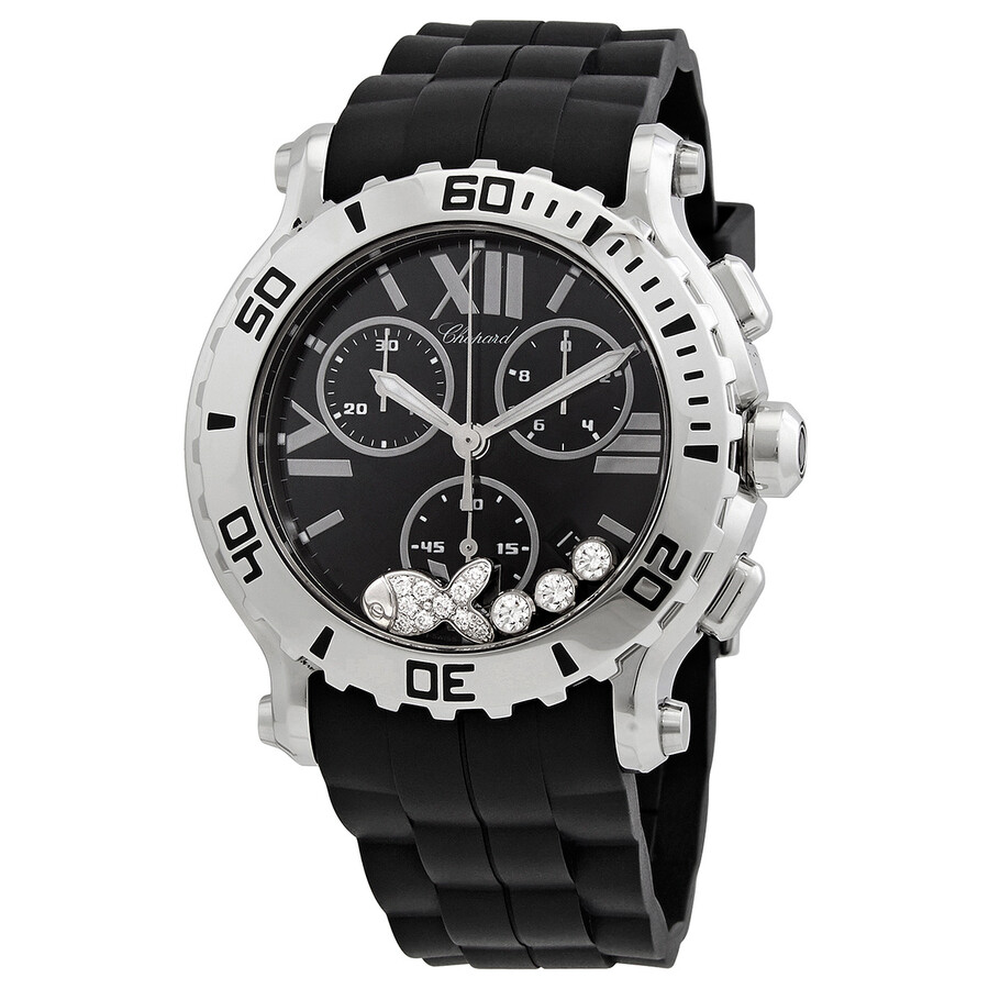Chopard Happy Fish Chronograph Ladies Watch 288499-3016 - Watches ...