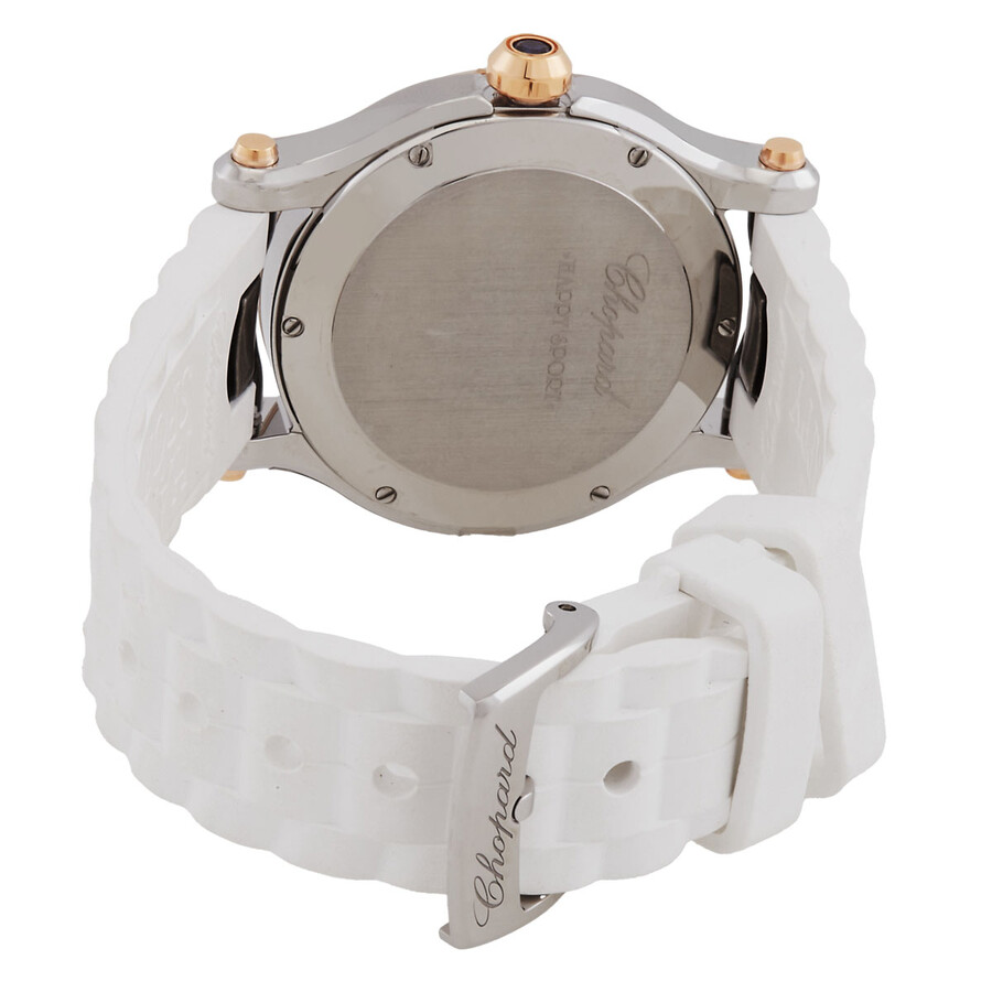 Chopard Happy Sport 18kt Rose Gold & Steel Case Ladies Watch 278582-6001 278582-6001 - Watches ...