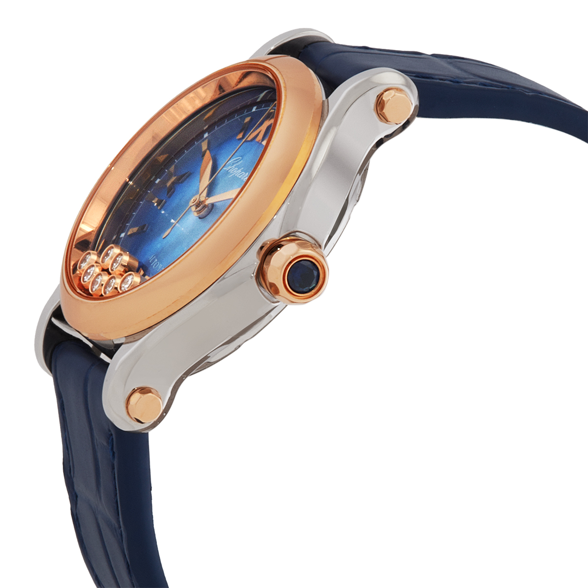 Chopard Happy Sport Automatic Blue Dial Ladies Watch 278578-6003 ...