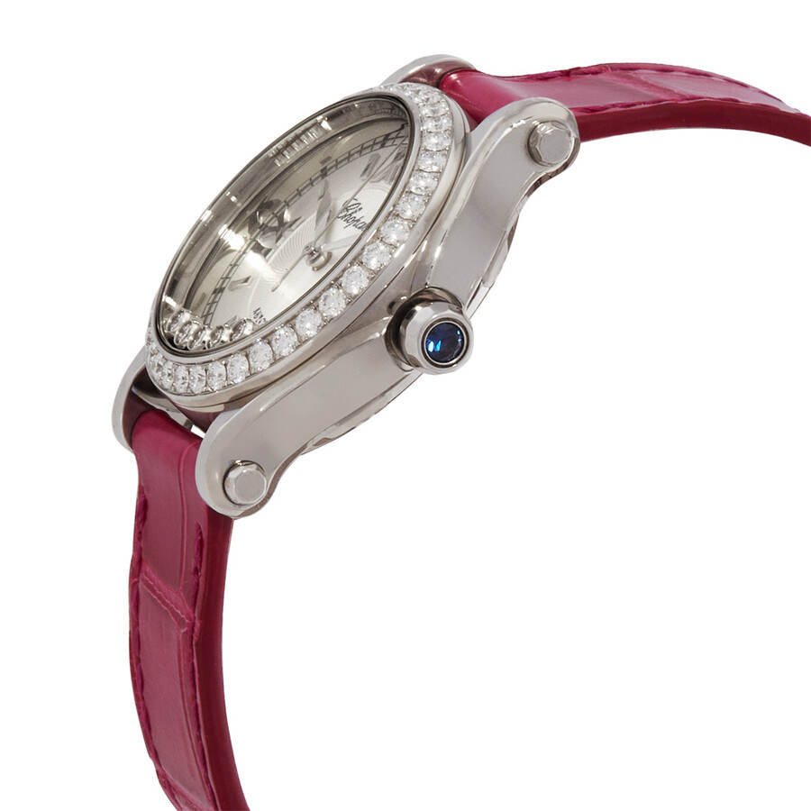 Chopard Happy Sport Automatic Silver Dial Ladies Watch 278573-3003 ...