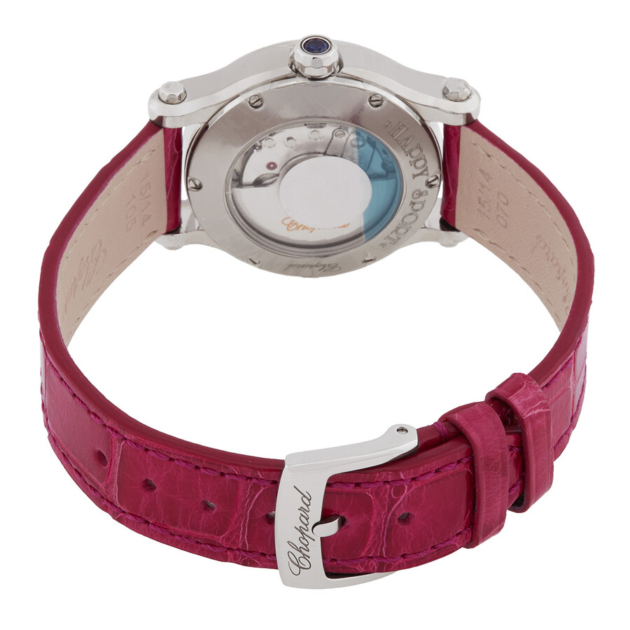 Chopard Happy Sport Automatic Silver Dial Ladies Watch 278573-3003 ...