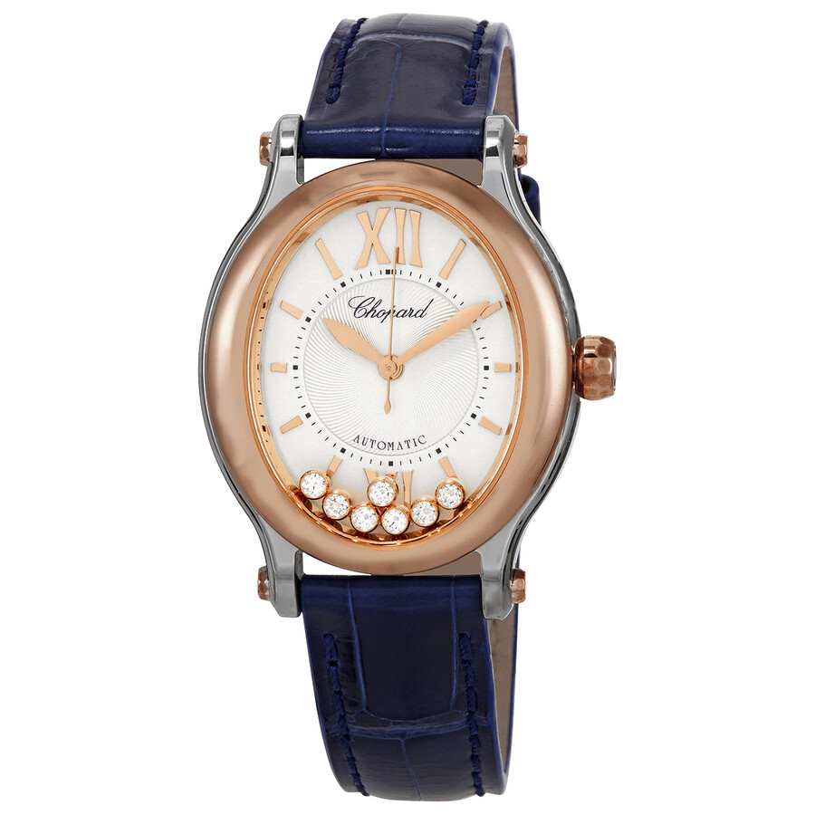 Chopard Happy Sport Automatic Silver Dial Ladies Watch 278602-6001 ...