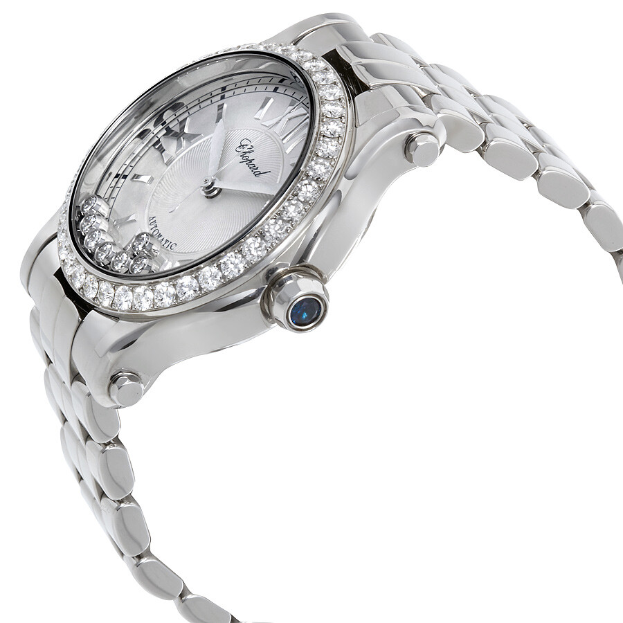 Chopard Happy Sport Medium Automatic Ladies Watch 278559-3004 - Watches ...