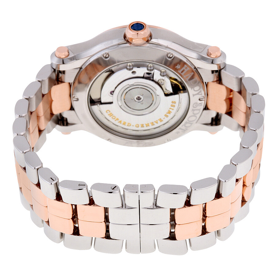 Chopard Happy Sport Silver Guilloche Dial Ladies Watch 278559-6002 ...