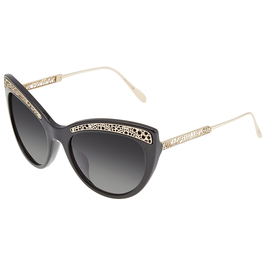 Chopard Grey Gradient Cat Eye Ladies Sunglasses SCH258G700P56 190605154588 - Sunglasses - Jomashop