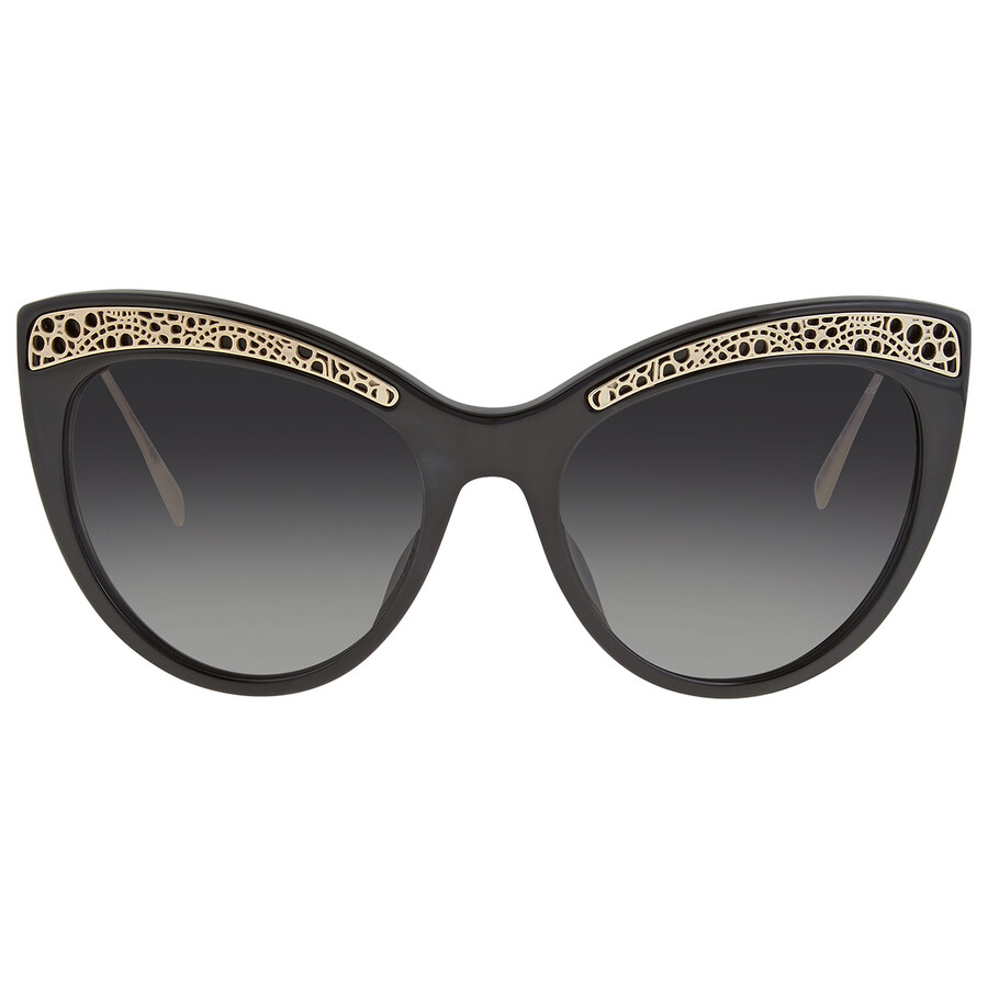 Chopard Grey Gradient Cat Eye Ladies Sunglasses SCH258G700P56 190605154588 - Sunglasses - Jomashop