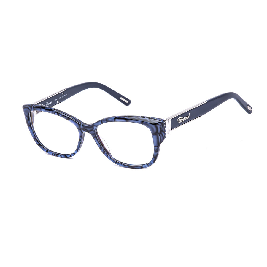 Chopard Ladies Blue Square Eyeglass Frames VCH197R-0V84-53 883663932723 ...