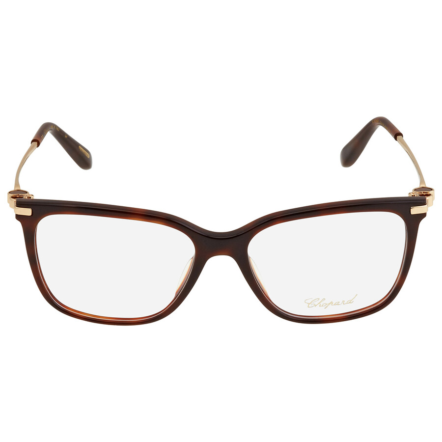 Chopard Ladies Tortoise Square Eyeglass Frames VCH266S09XK54 ...