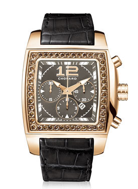 Chopard Two O Ten Diamond Automatic Chronograph 18 kt Rose Gold Ladies ...
