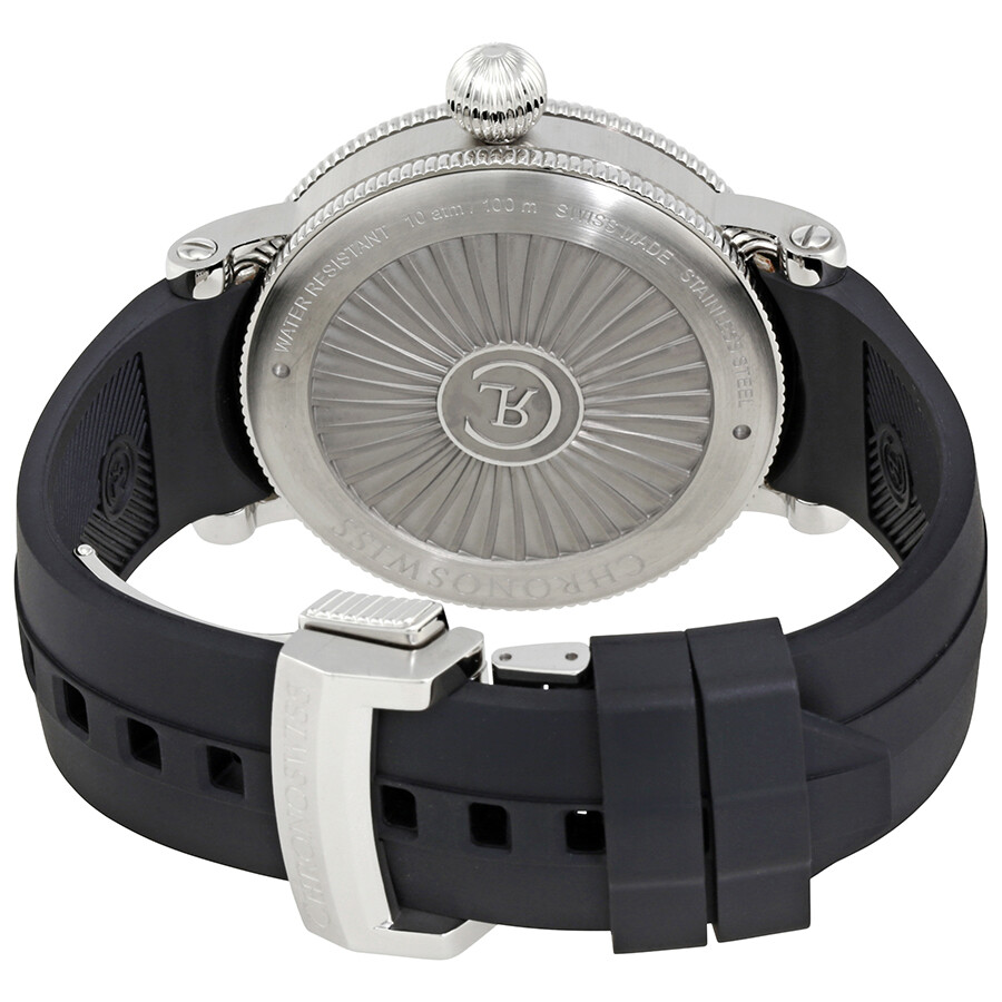 Chronoswiss Timemaster Automatic Galvanic Silver Dial Men's Watch /71-2 ...