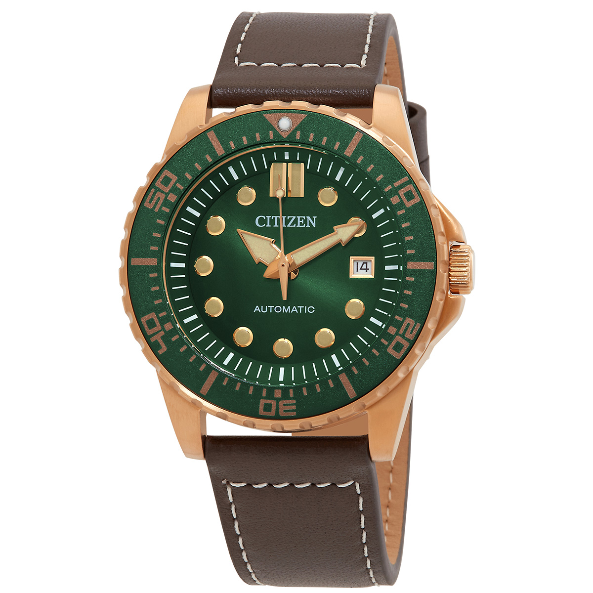 Citizen Automatic Green Dial Men's Watch NJ0173-18X 4974374312112 ...