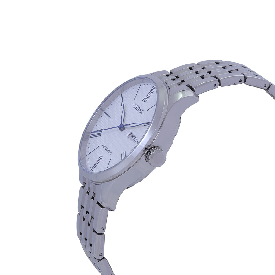 Citizen Automatic White Dial Men's Watch NH8350-59B 4974374282514 - Watches - Jomashop