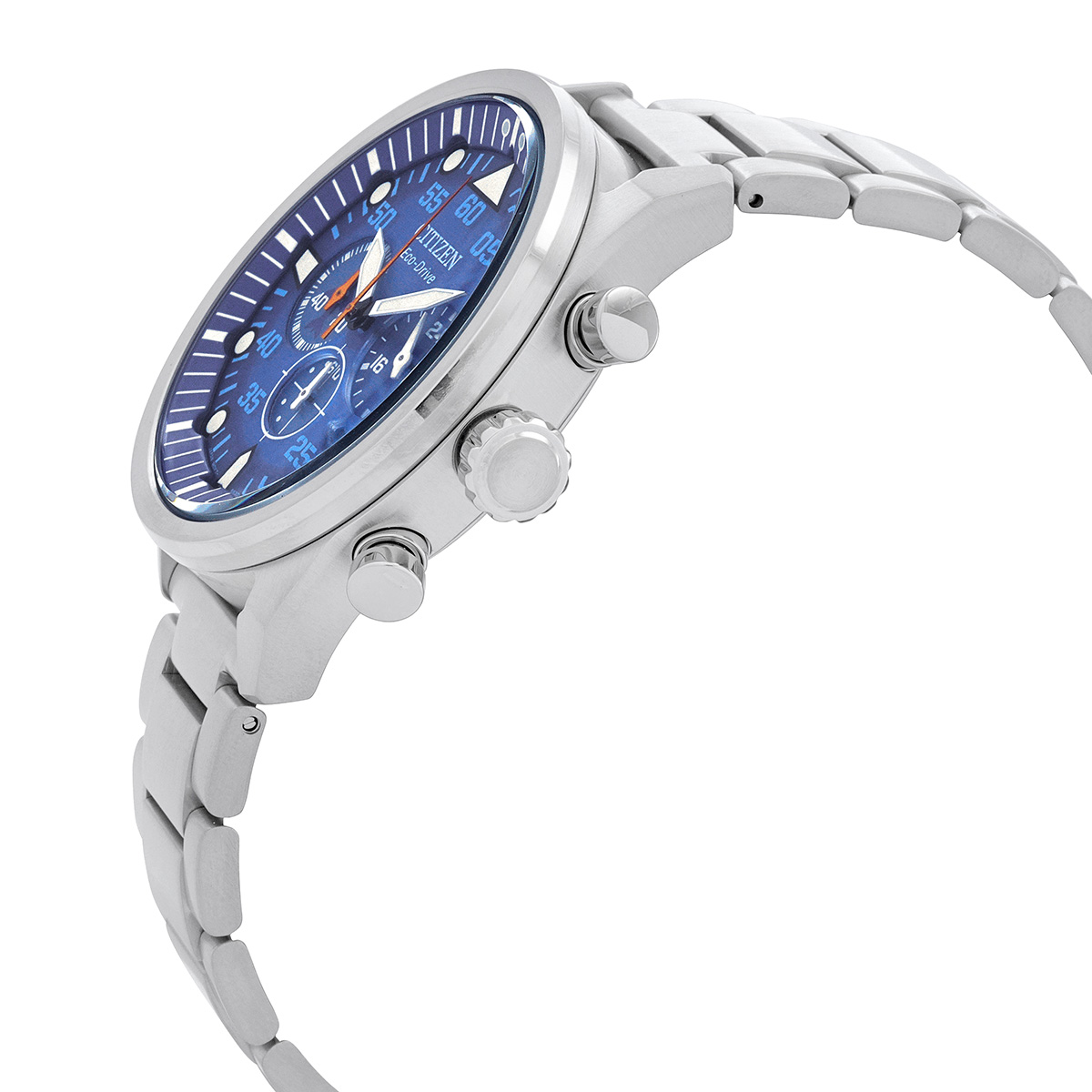 Citizen Avion Chronograph Eco-Drive Blue Dial Men's Watch CA4211-72L ...